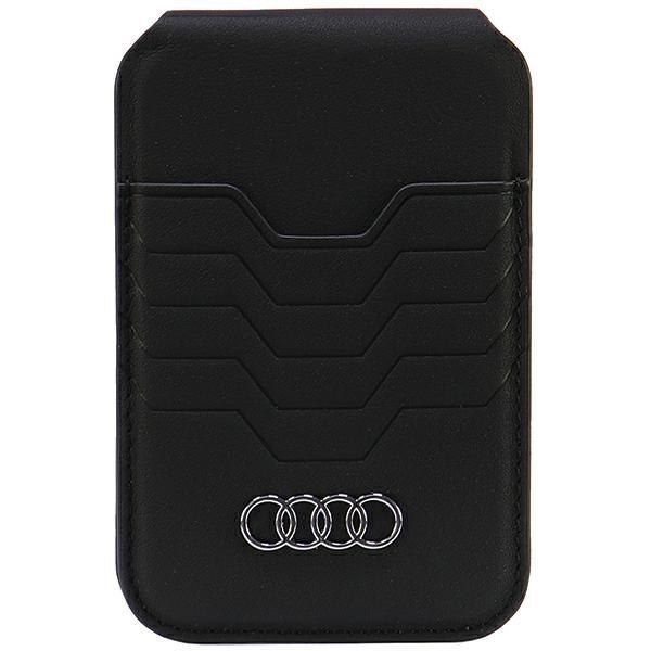 Kup Audi Leather Wallet Card Slot Stand czarny/black MagSafe AU-MSCH-GT ...
