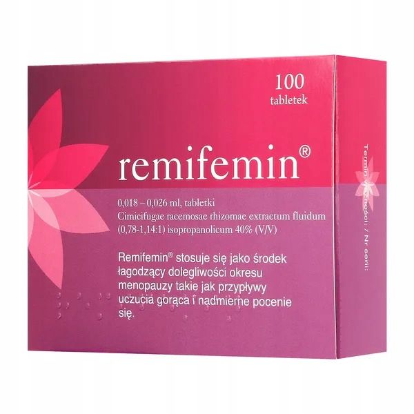 Remifemin 100 tabletek Lek na objawy menopauzy - Arena.pl