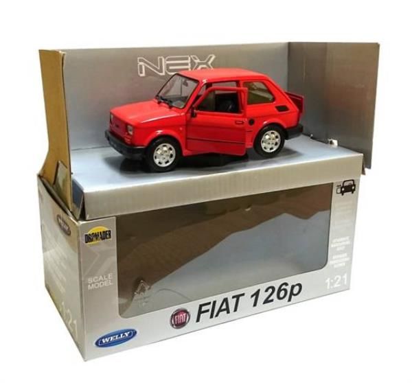 Kup POLSKI FIAT 126p MALUCH METALOWY MODEL WELLY 1:21 na arena.pl i ...