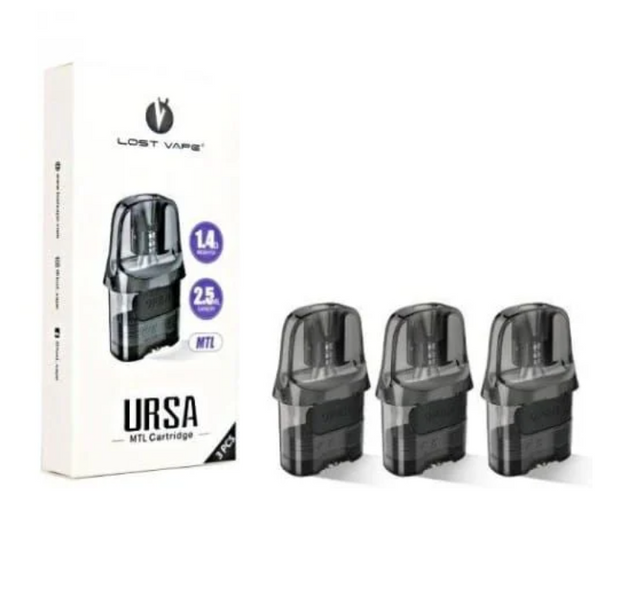 Ursa Nano Pod Cartridge Wkłady - 1.4 ohm ZESTAW 3 sztuk - Arena.pl