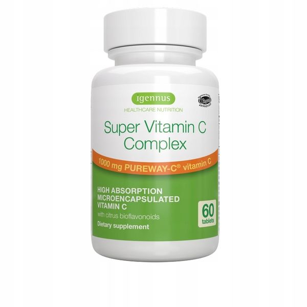 Kup WITAMINA C 1000 mg Łagodna PUREWAY-C Super Vitamin C Complex ...