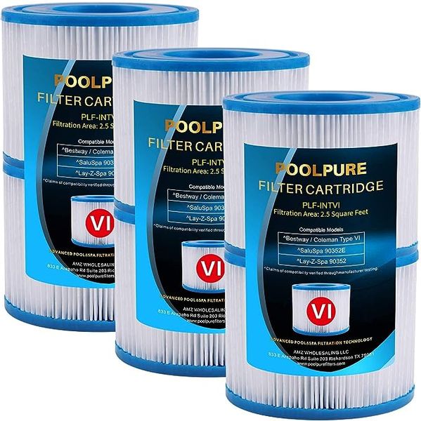 Filtry Do Spa Typ Vi Coleman/Lay-Z Spa/Intex/Bestway 6Szt. - Arena.pl