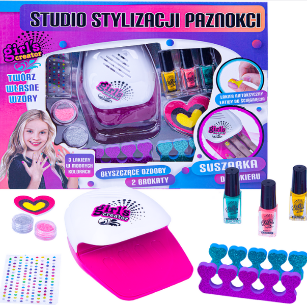Studio Do Paznokci Salon Suszarka Brokat Lakier Xl - Arena.pl